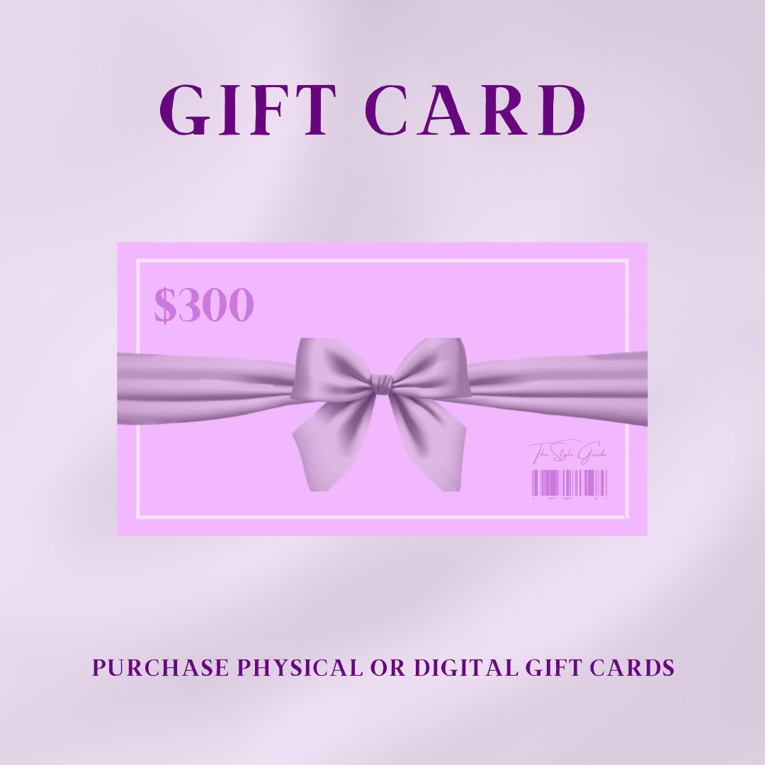 Gift Cards – The Style Guide TT